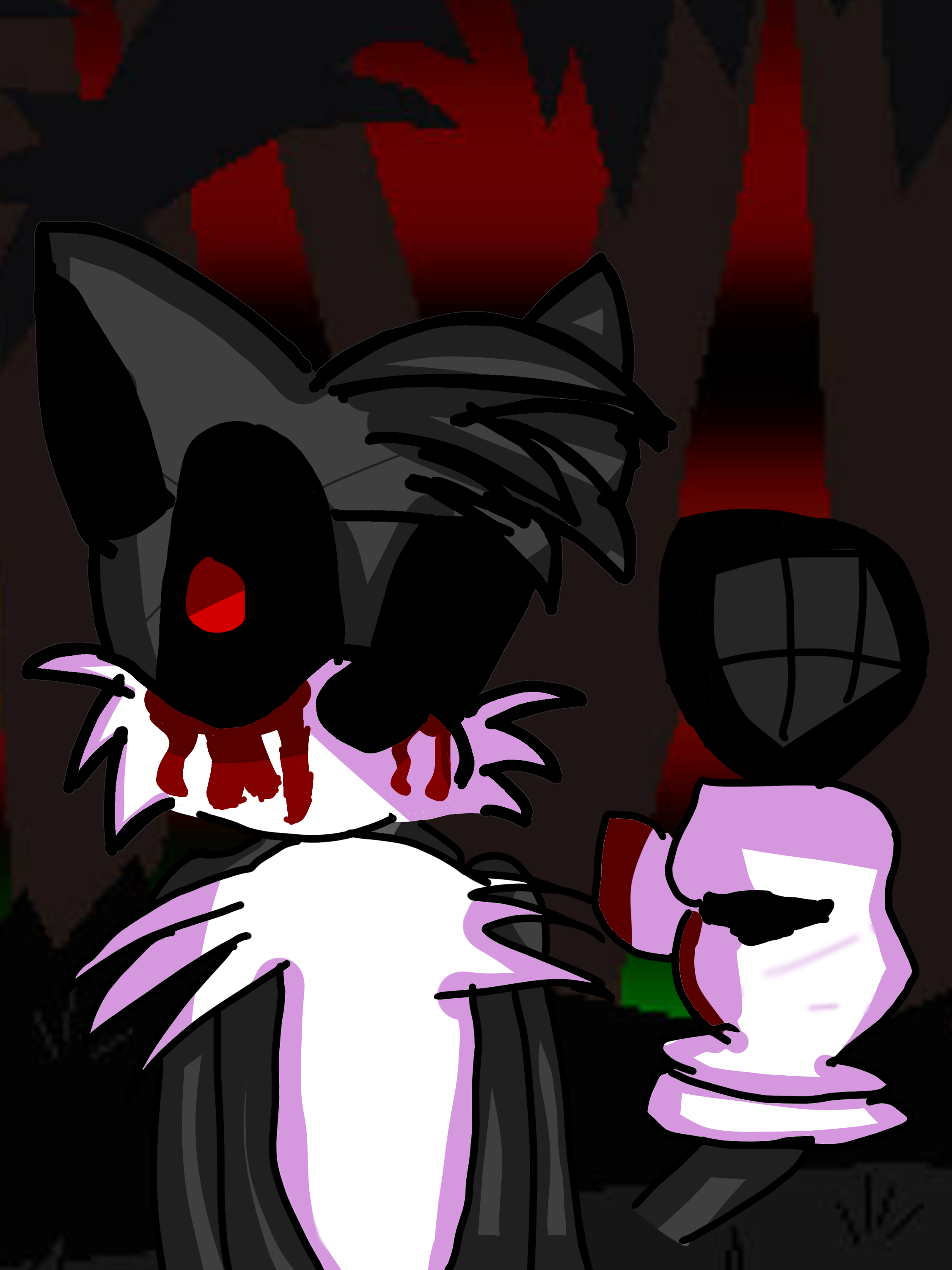 Tails.EXE Art (traced from my old art) - ibisPaint