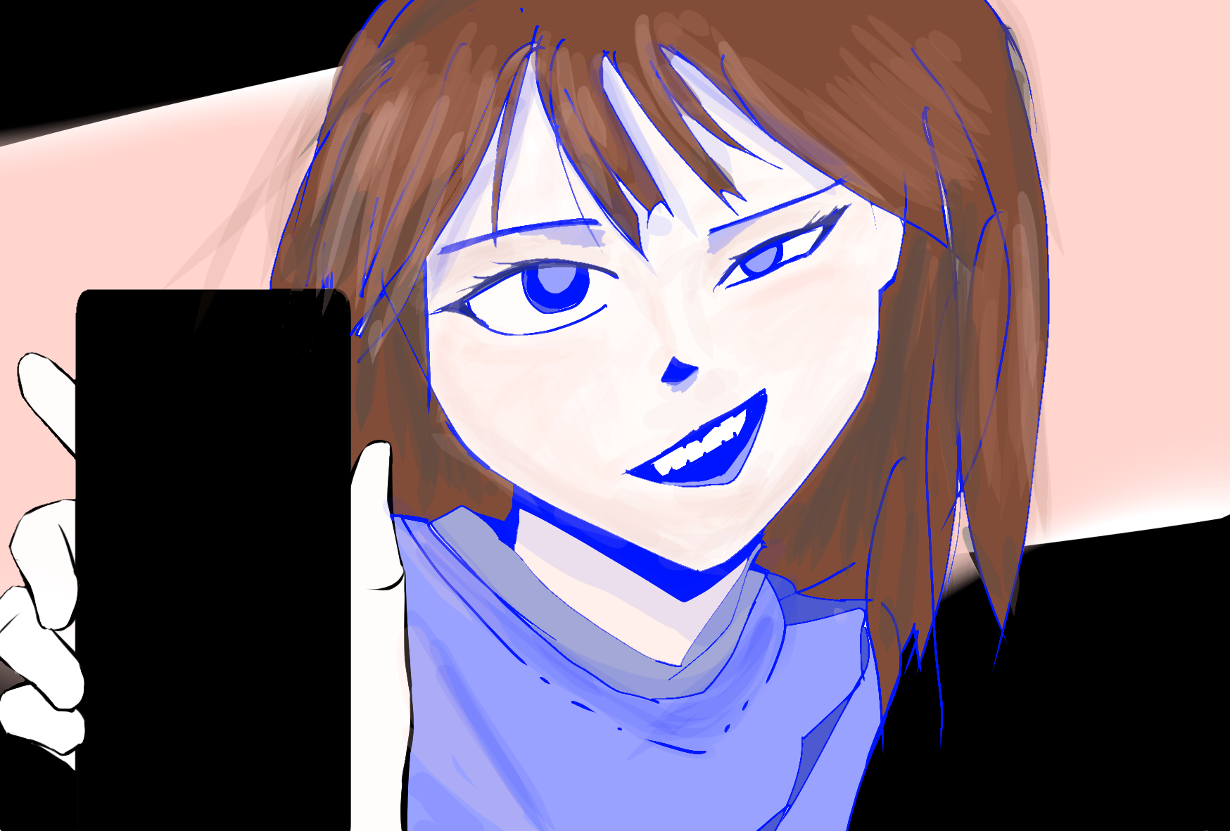 Ha... Don't film me! - ibisPaint