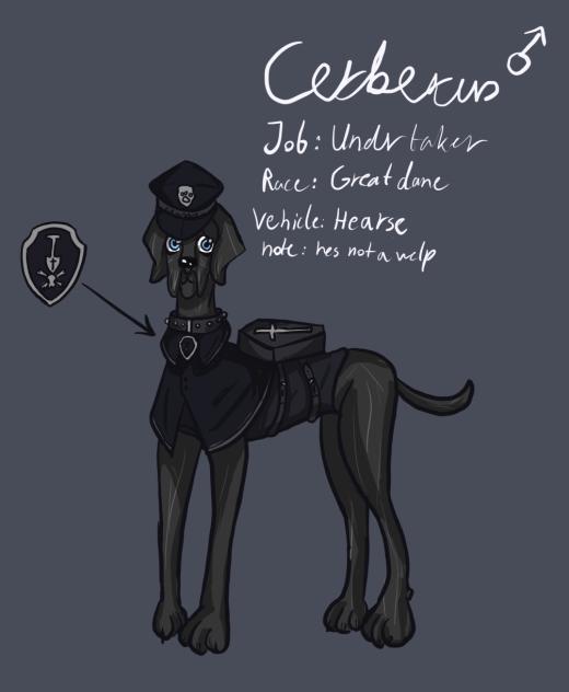 Cerberus (paw patrol oc) - ibisPaint