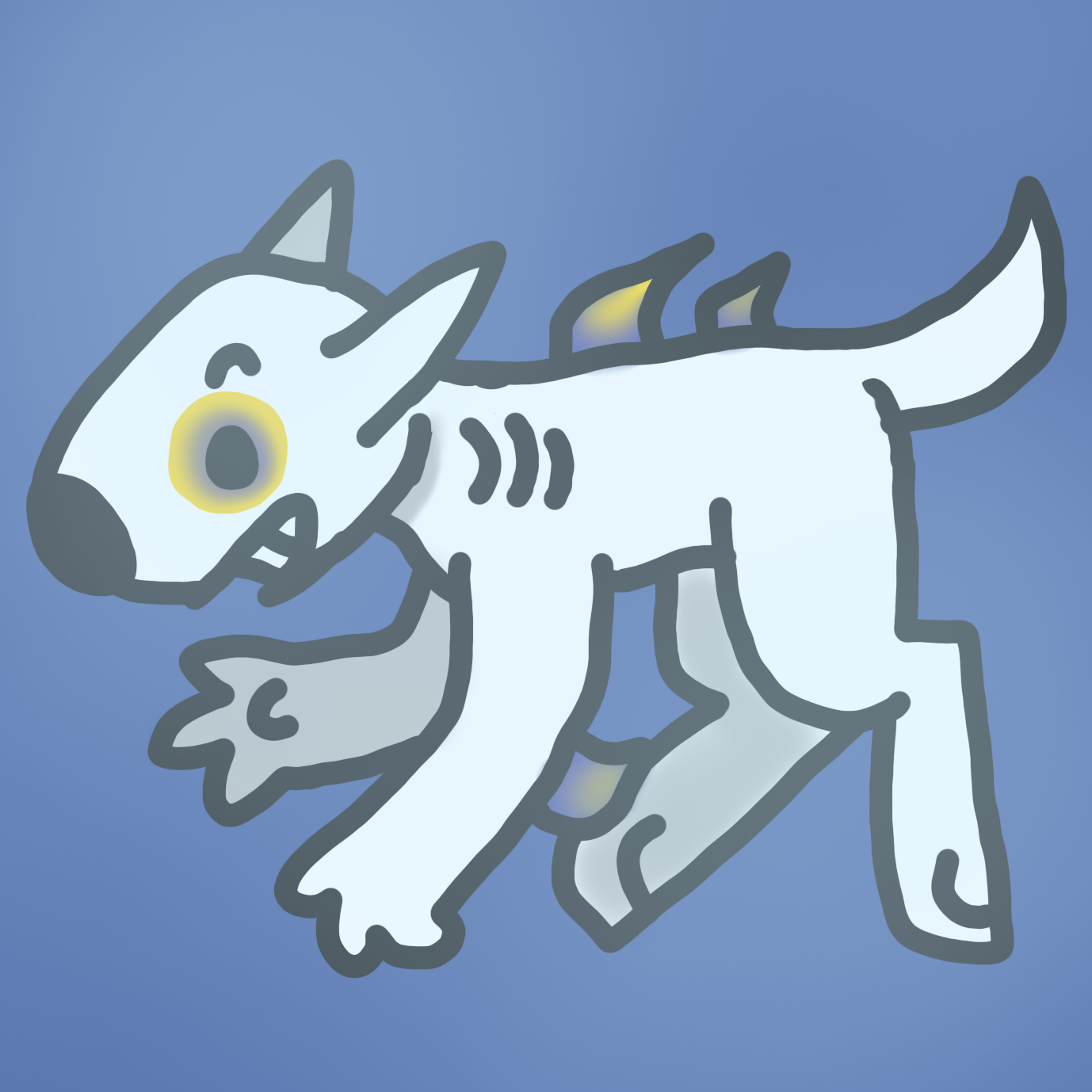 Little Fishy Bull Terrier - ibisPaint