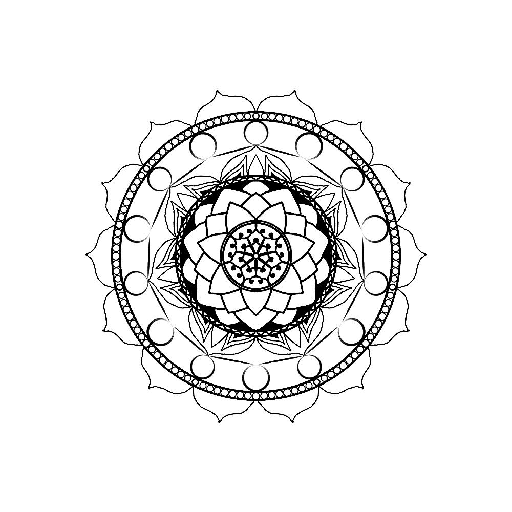 Mandala Flower 8 - ibisPaint