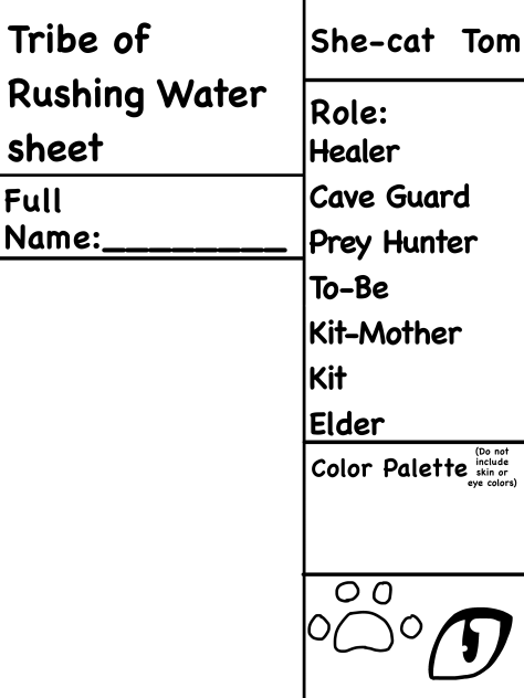 Tribe Cat Character Sheet - ibisPaint