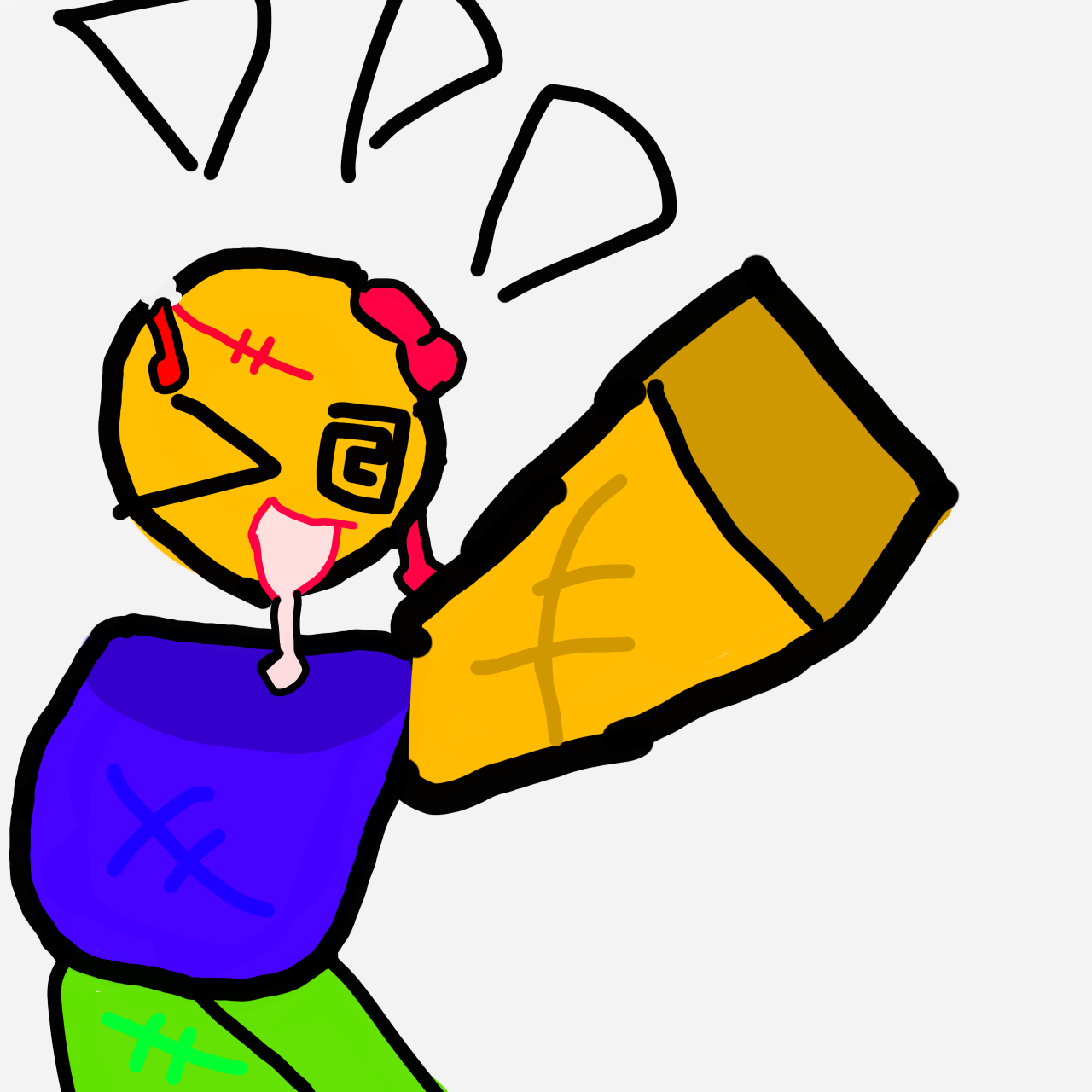 Zombie noob - ibisPaint