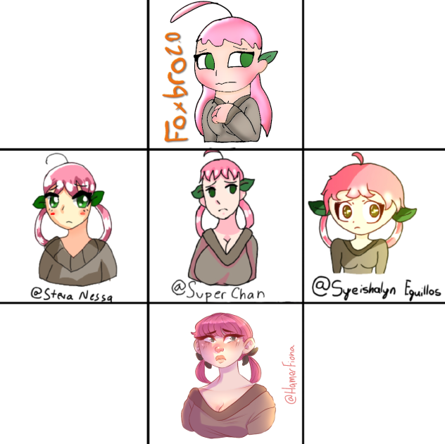 9 styles collab 😁😁😁 - ibisPaint