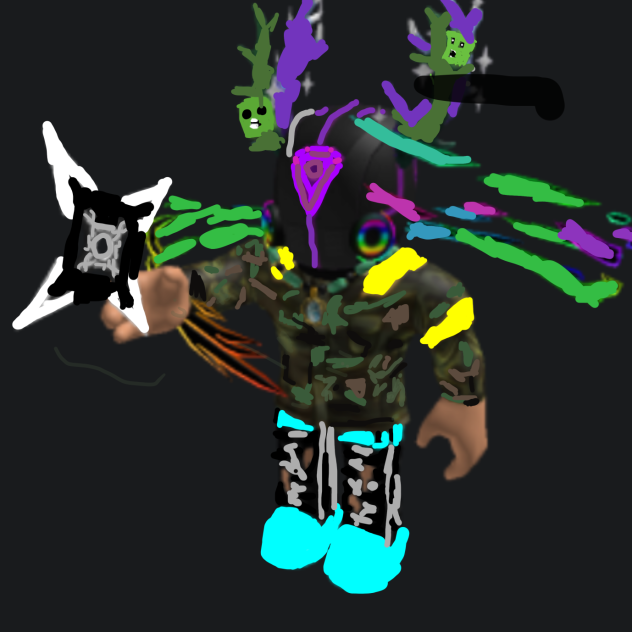 My Roblox character - ibisPaint