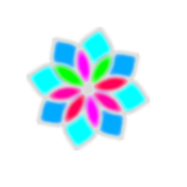 rainbow flower - ibisPaint