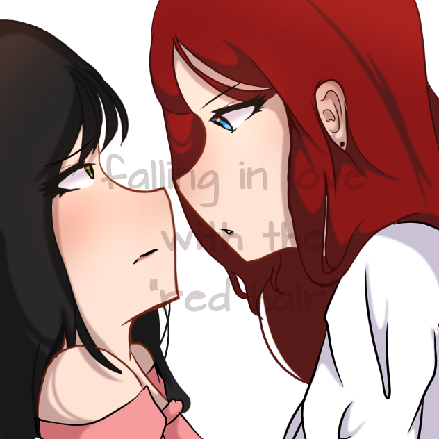 comic red hair - ibisPaint