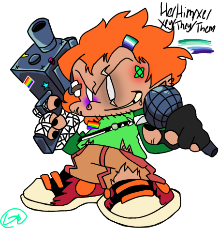 Pico FNF sprite edit - ibisPaint