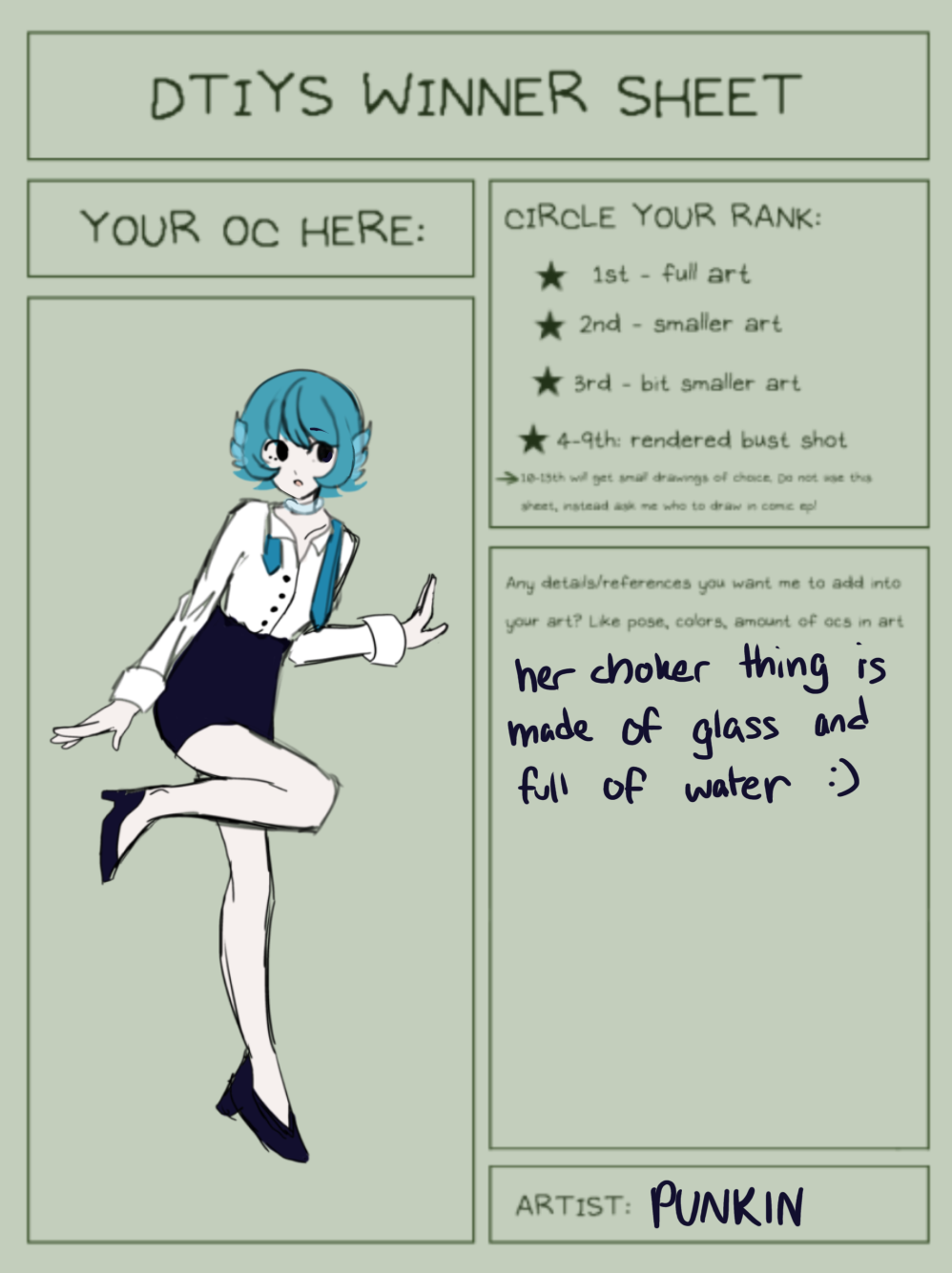 Prize sheet for Koyin - ibisPaint