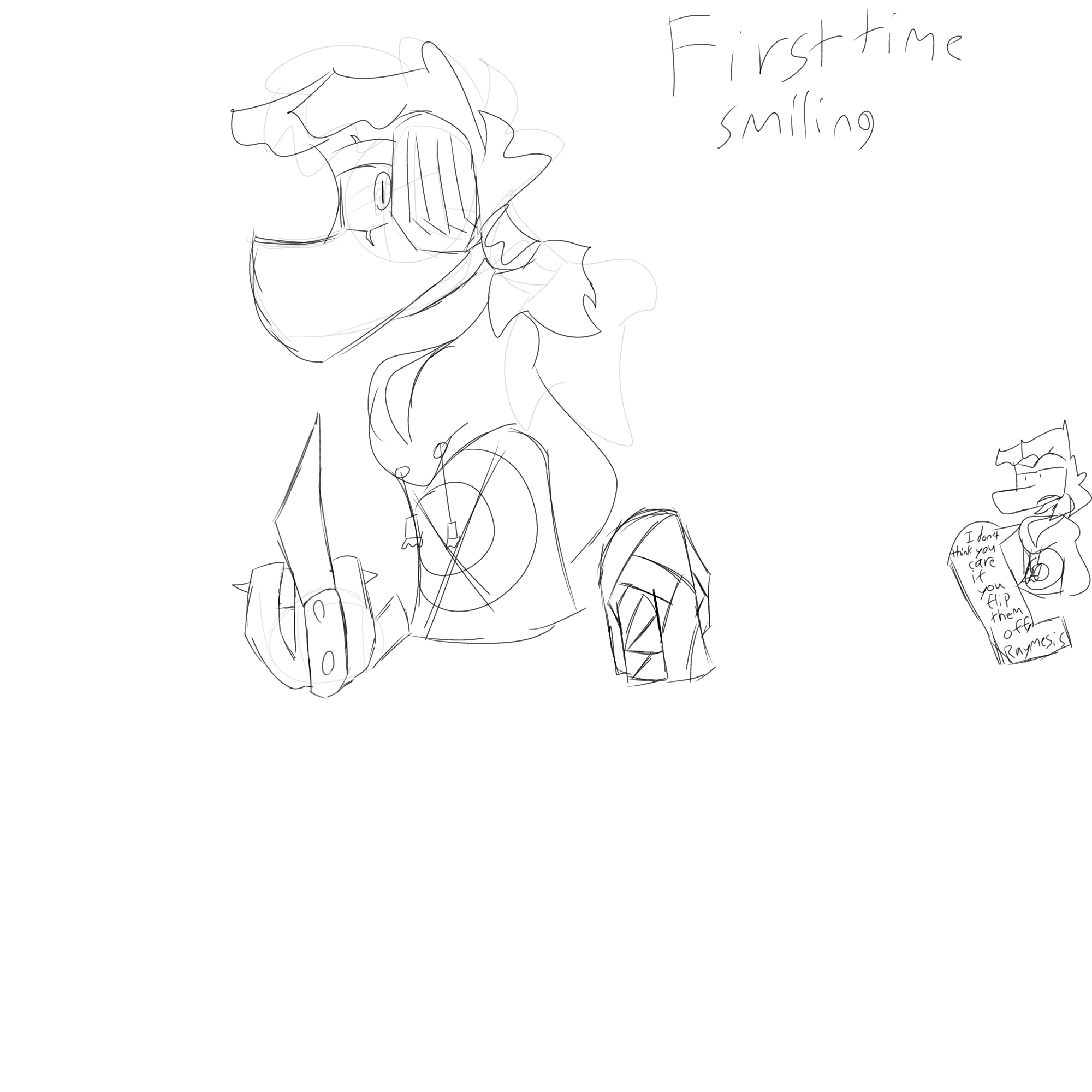 First time smiling - ibisPaint