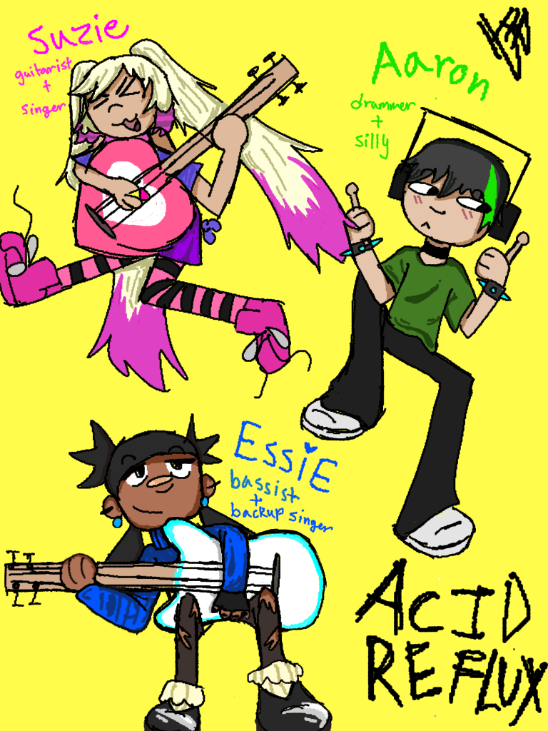 Silly Little Rock Band YEEEEEAAAAAAAAHHH - ibisPaint