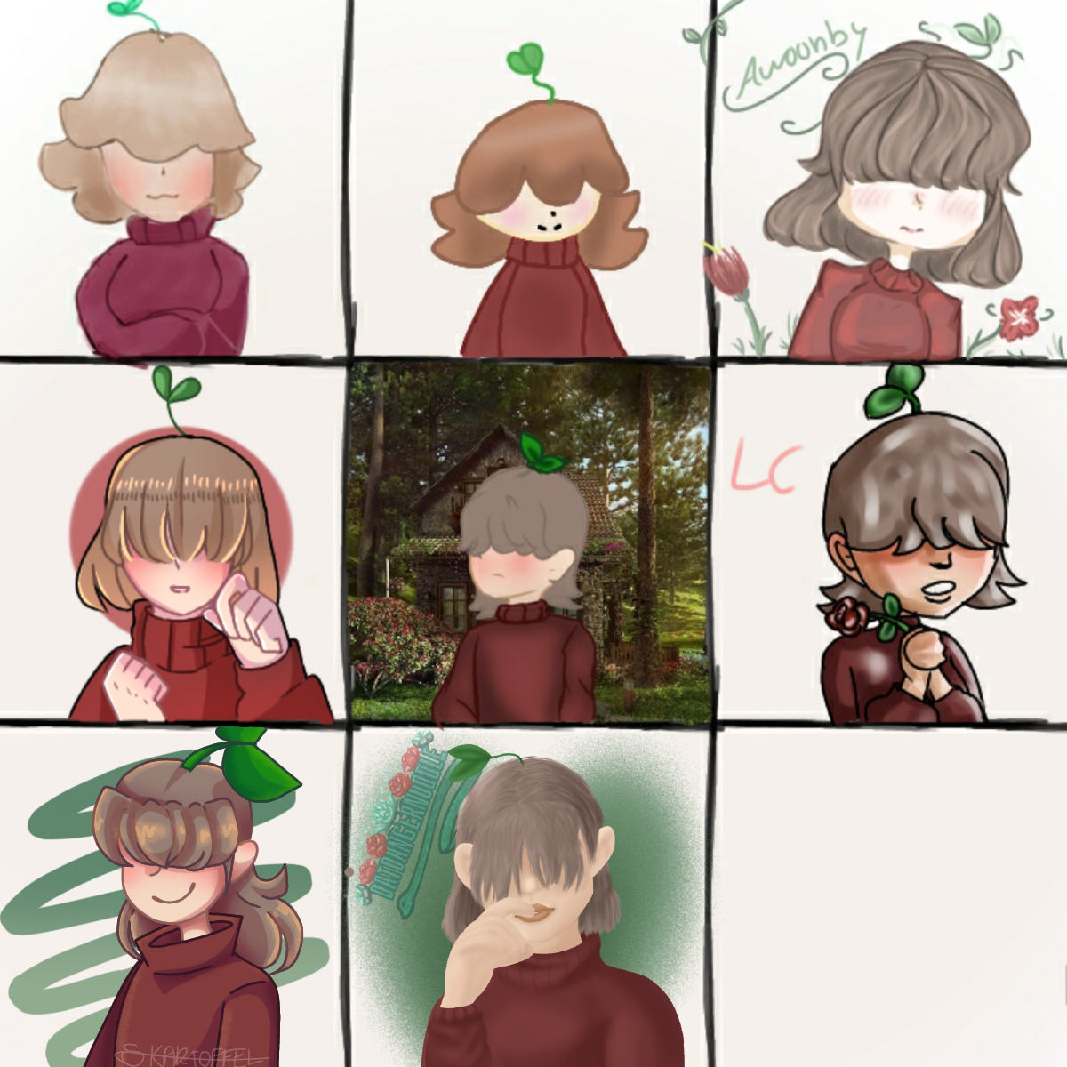 9 Styles Collab - ibisPaint