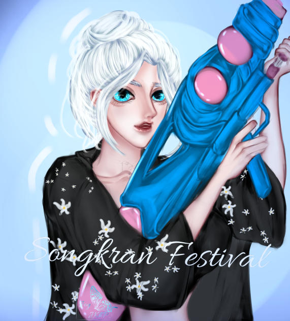 Songkran Festival - ibisPaint