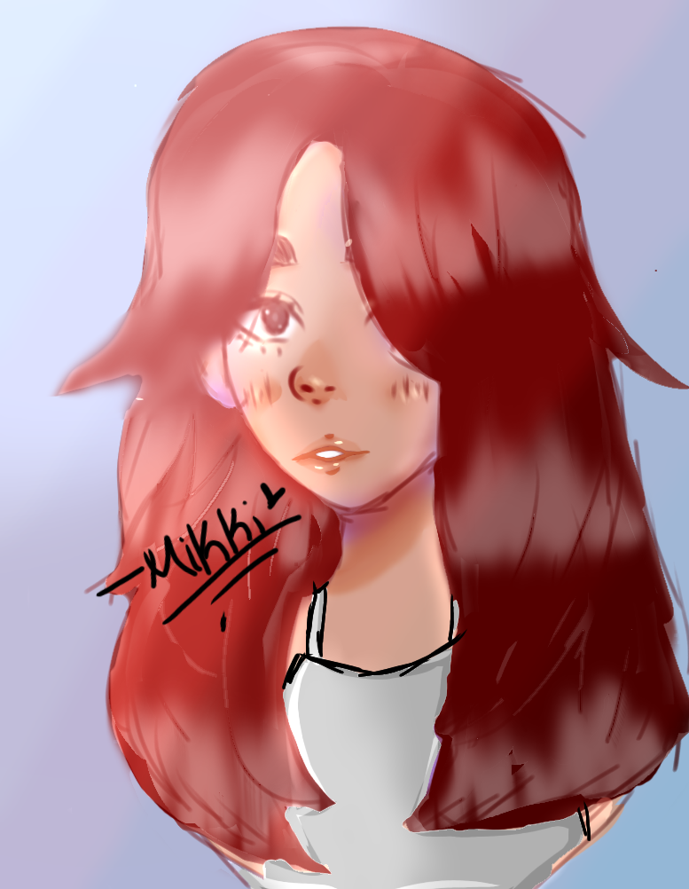 cute redhead - ibisPaint
