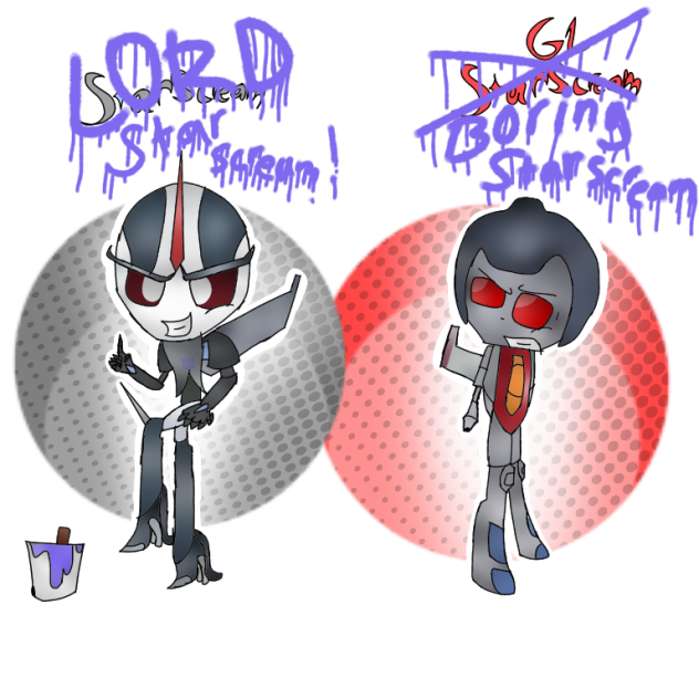 TFP- Starscream +G1 -speedpaint- - ibisPaint