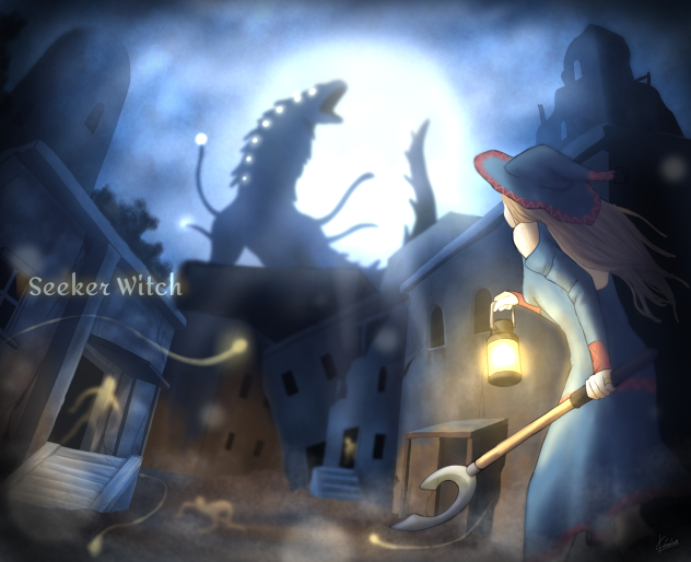 Seeker Witch ~Ruined town - ibisPaint