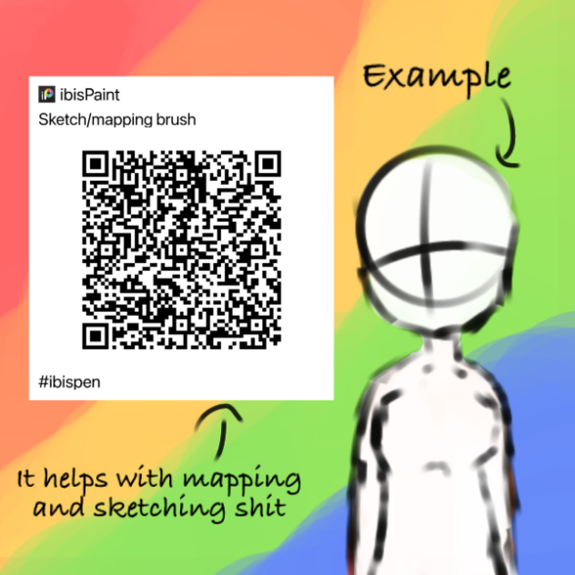 Sketching & mapping bursh - ibisPaint