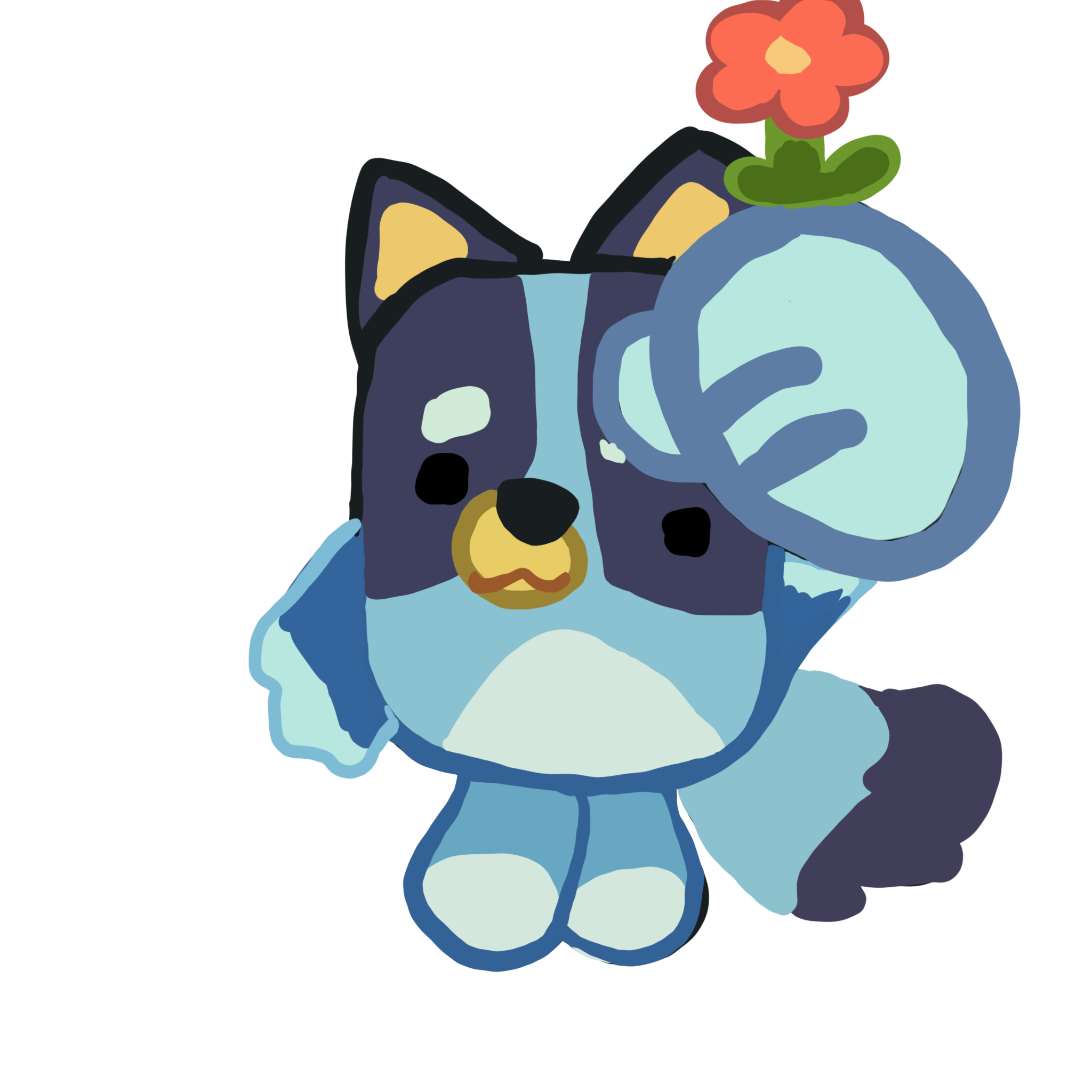 BLUEY!!! yippee - ibisPaint