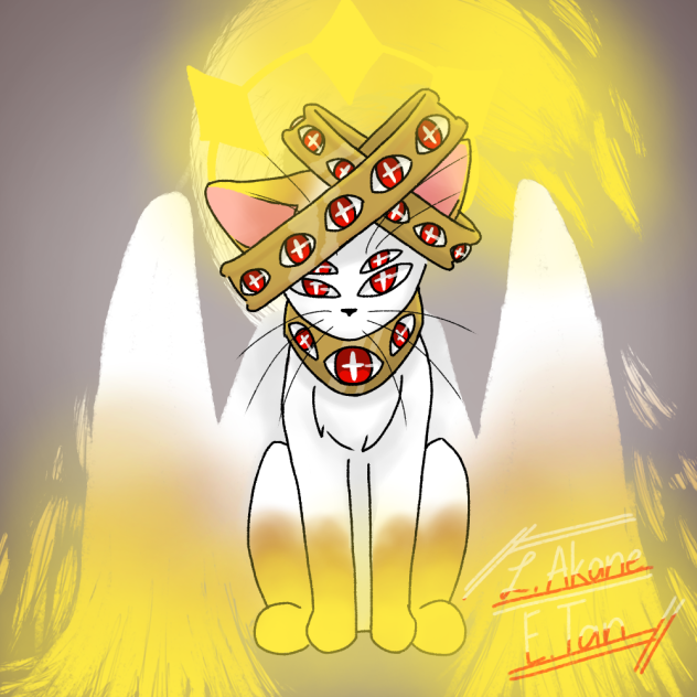 Akane In Biblically Accurate Cat Form - ibisPaint