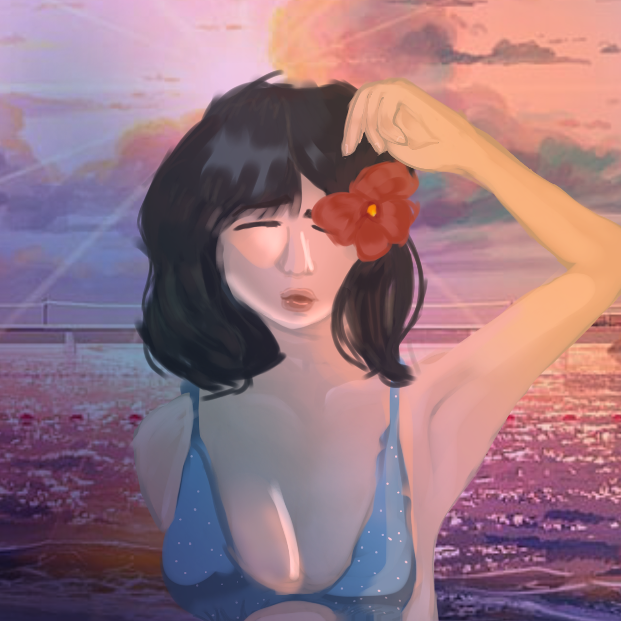 beach girls - ibisPaint