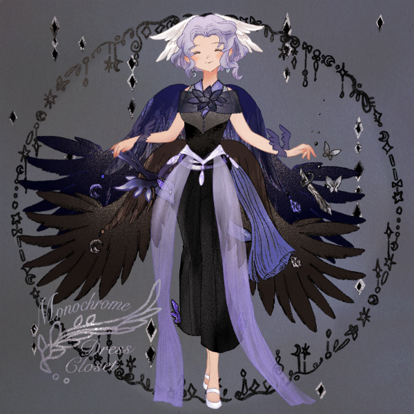 Monchrome Dress Closet#1 - ibisPaint