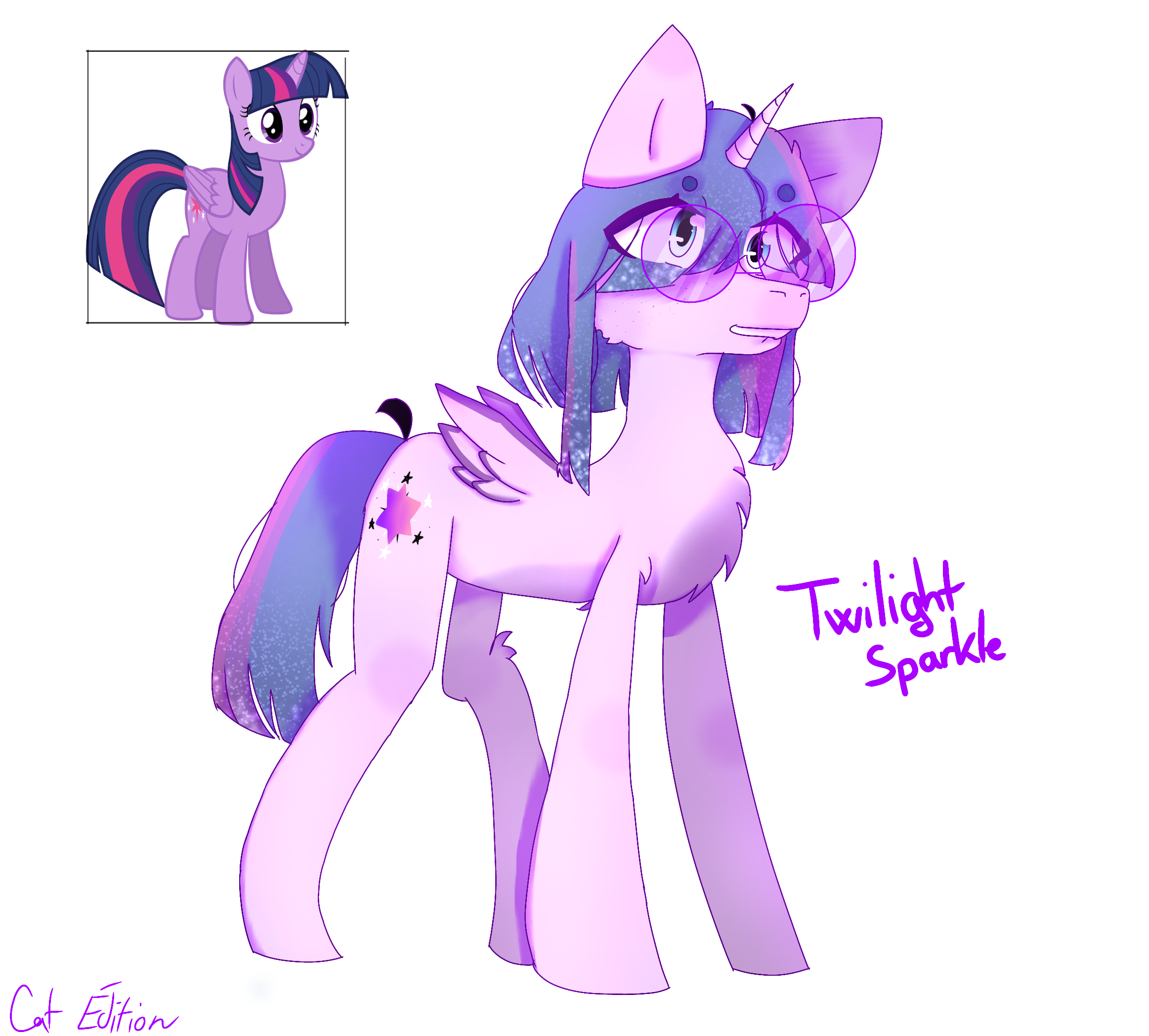 Redesign of the mane 6 ! -- Twilight - ibisPaint