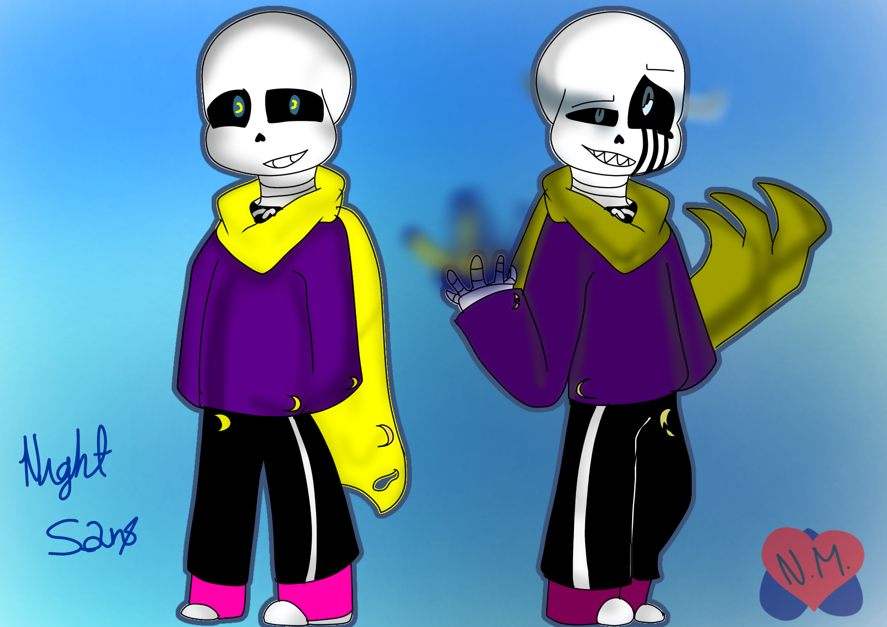 Night sans - ibisPaint