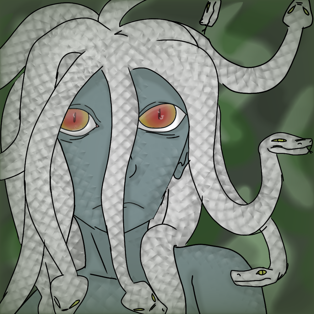 Medusa in my style - ibisPaint