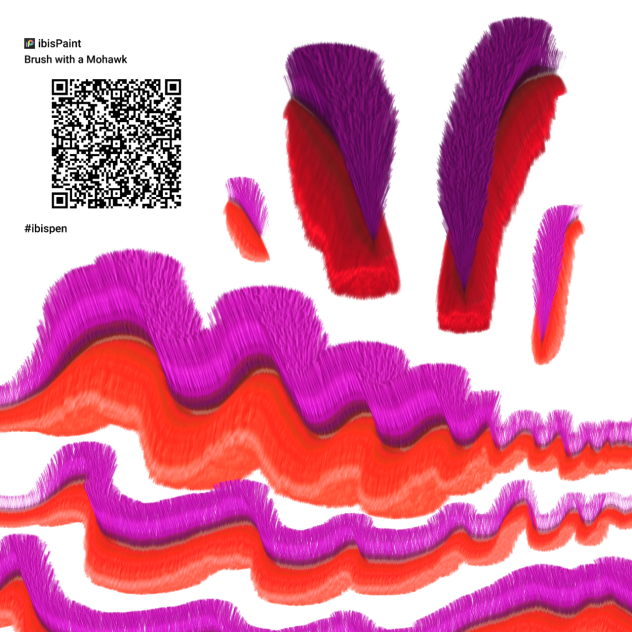 Mohawk on the Brush - ibisPaint