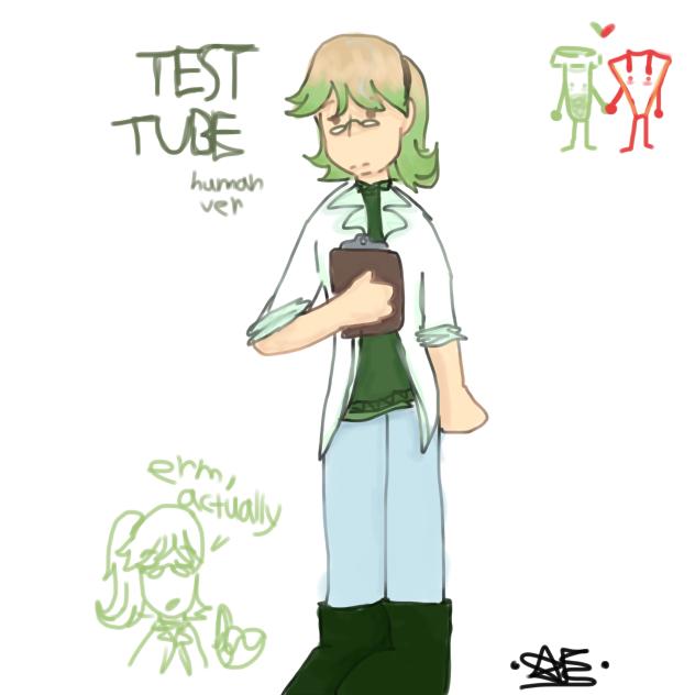 human Test Tube!!! 🧪🧪🧪 - ibisPaint