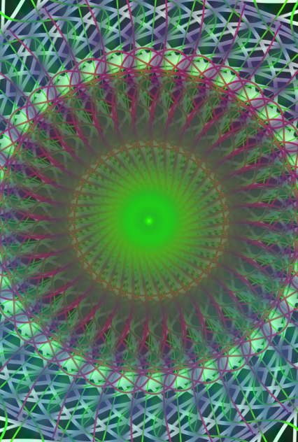 Green spiral - ibisPaint