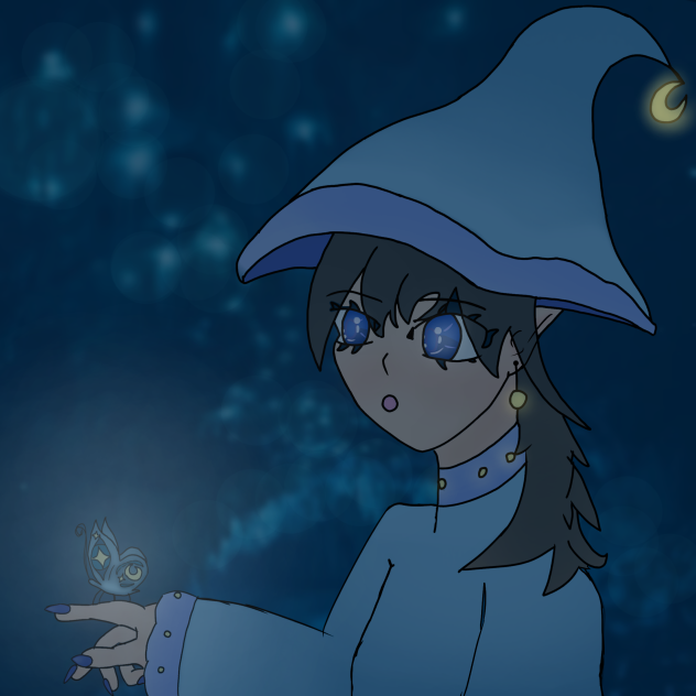 Glow worm cave - ibisPaint