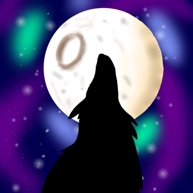 Wolf Silhouette - ibisPaint