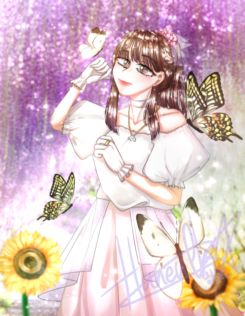 wisteria dream - ibisPaint