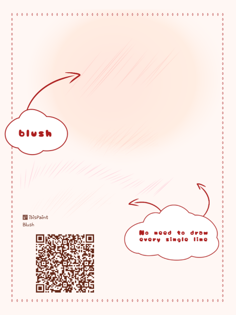 Blush-QR brush code - ibisPaint