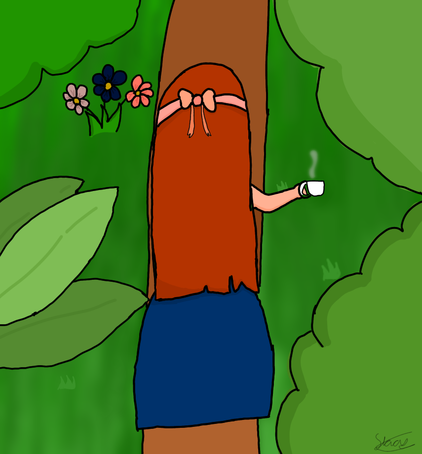 A stroll down the garden - ibisPaint