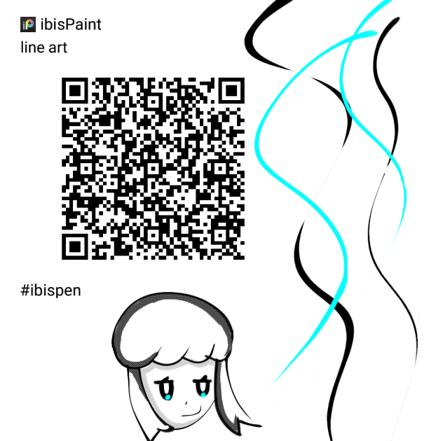 Line art brush - ibisPaint