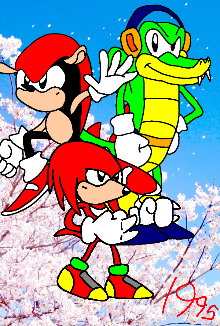 knuckles chaotix - ibisPaint
