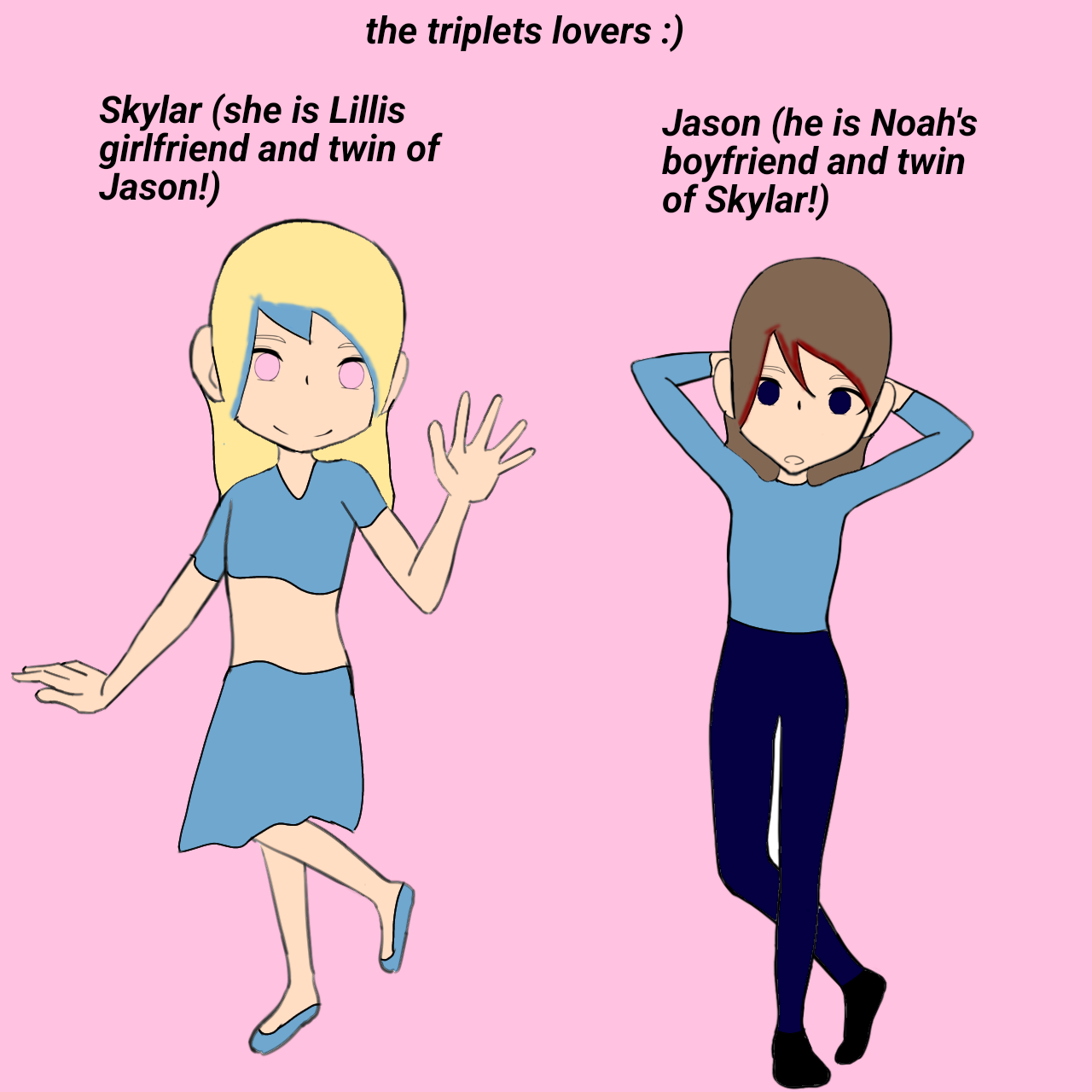 the triplets lovers! - ibisPaint