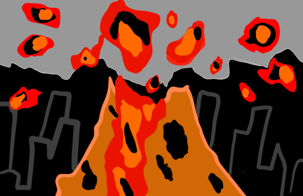 volcano - ibisPaint