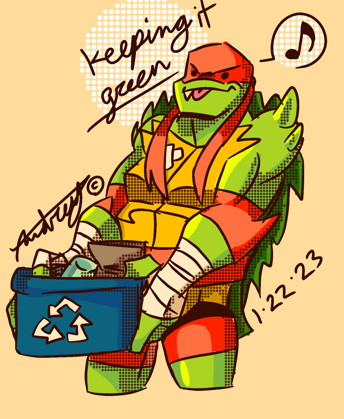 Protec the teetelz - ibisPaint