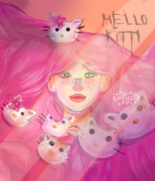 Hello kitty girl - ibisPaint