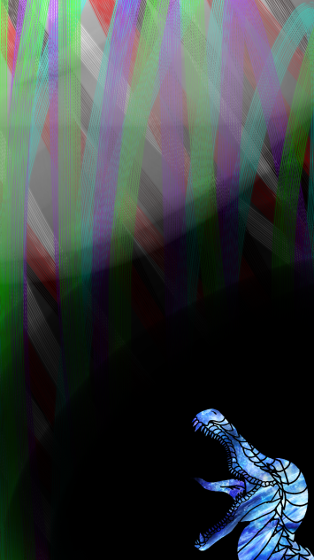 Galactic Blue Dragon - ibisPaint