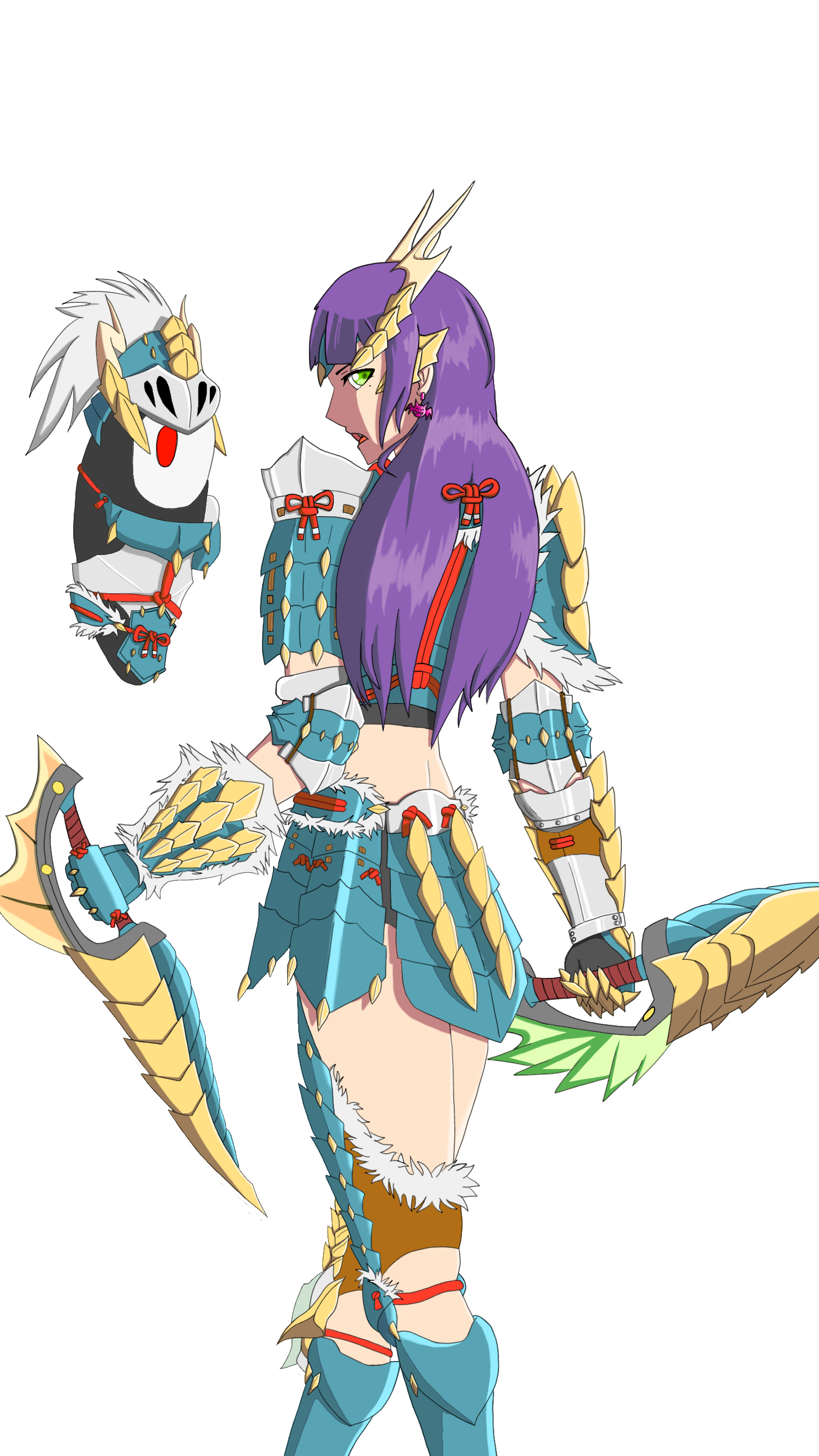 Kureha Zinogre Armor - ibisPaint