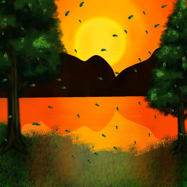 sunset - ibisPaint