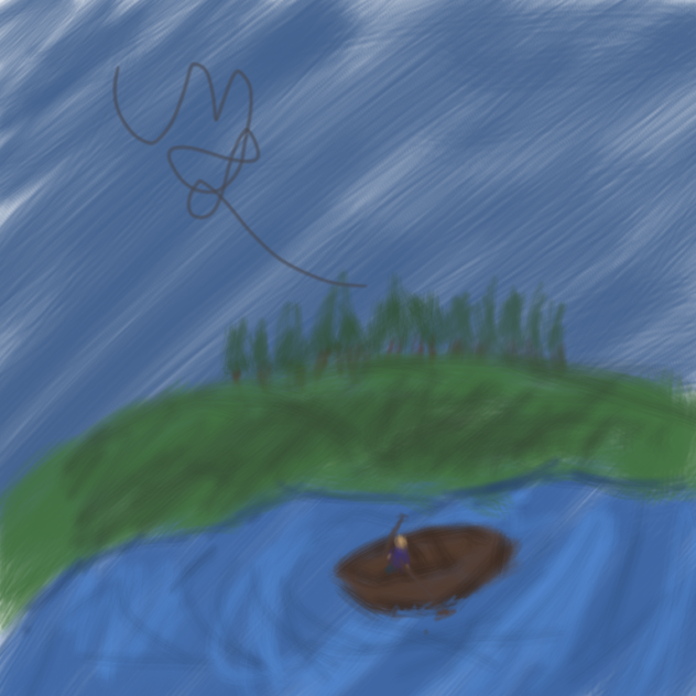 paddle boat - ibisPaint