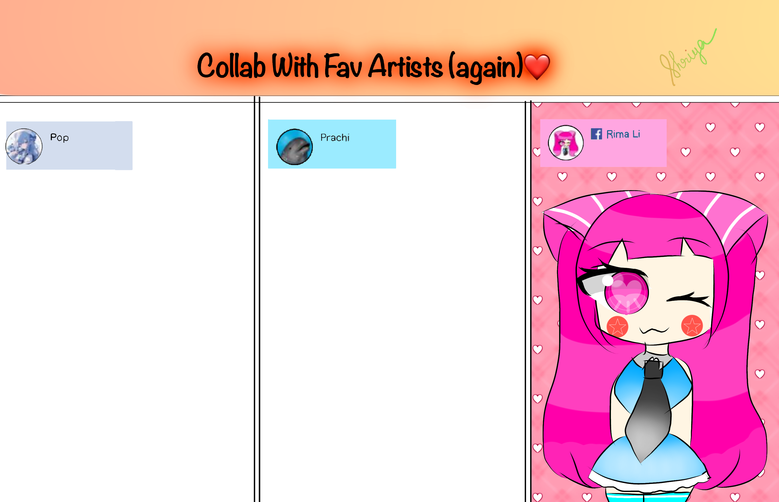 Collab my favorite artists ^_^ - ibisPaint