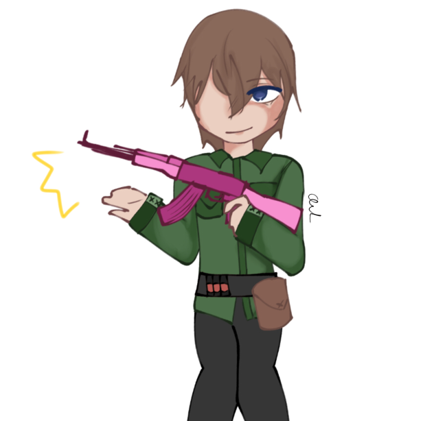 Pink gun - ibisPaint
