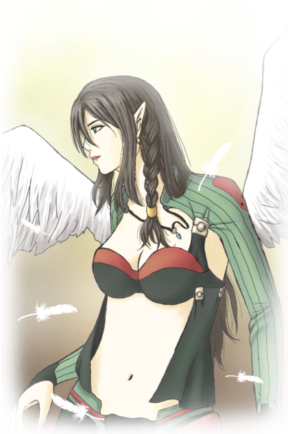 Open the wings - ibisPaint