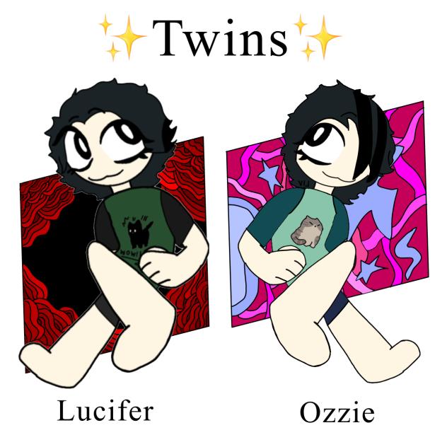 Lucifer and Ozzie - ibisPaint
